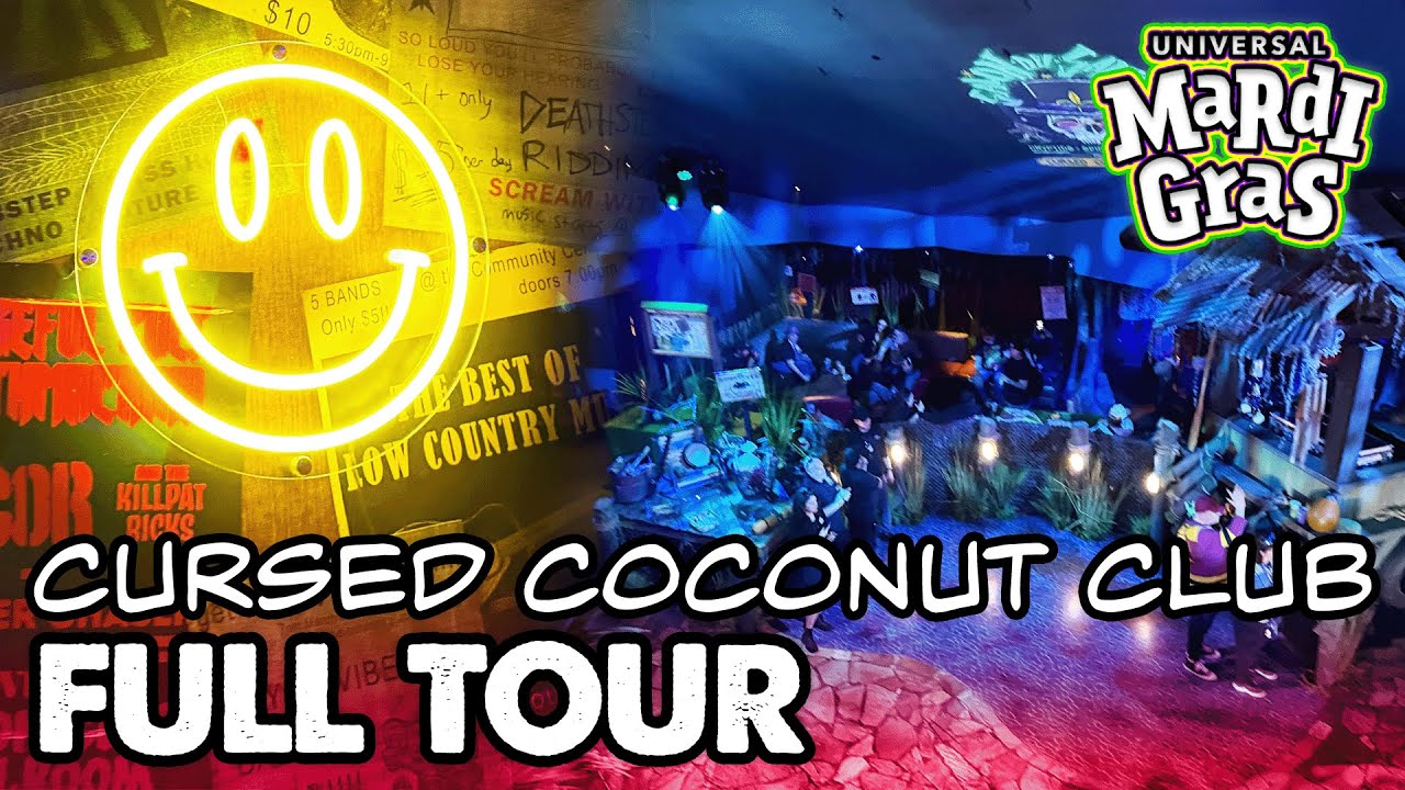 Cursed Coconut Club at CityWalk Orlando | Mardi Gras 2026 at Universal ...