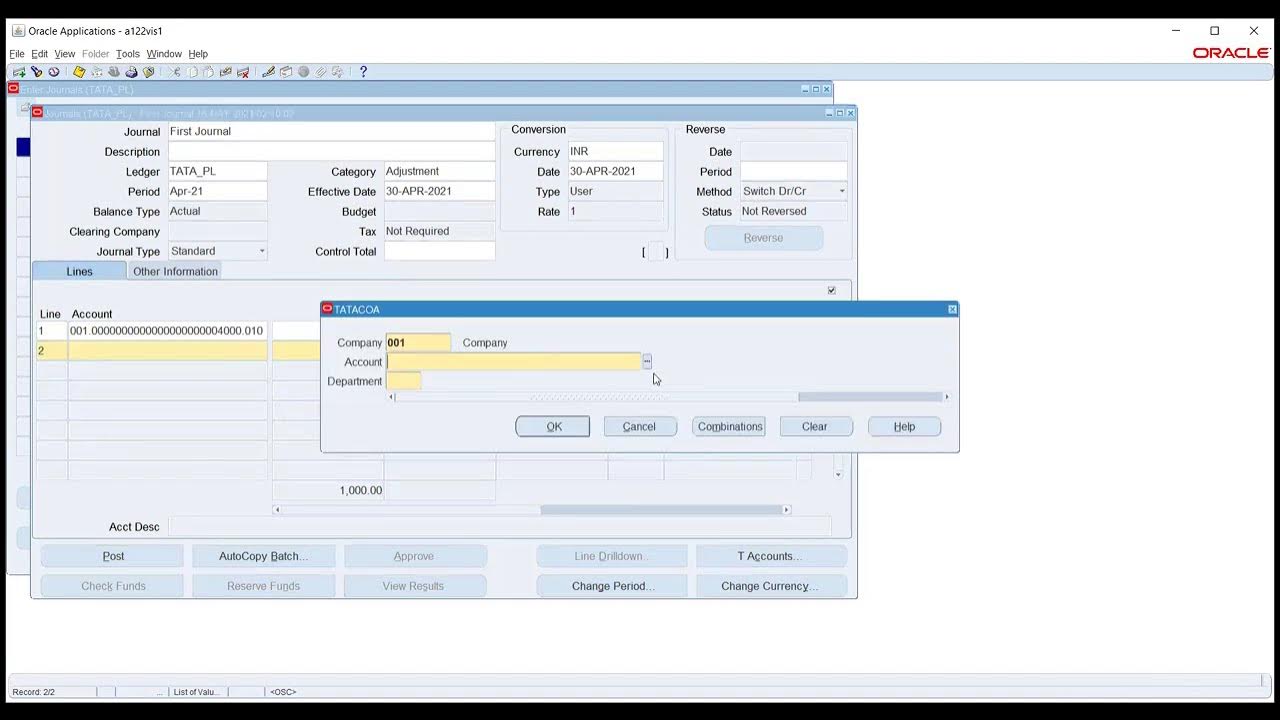 Oracle Fusion - R12 Journal Import & WebADI ( English ) - YouTube