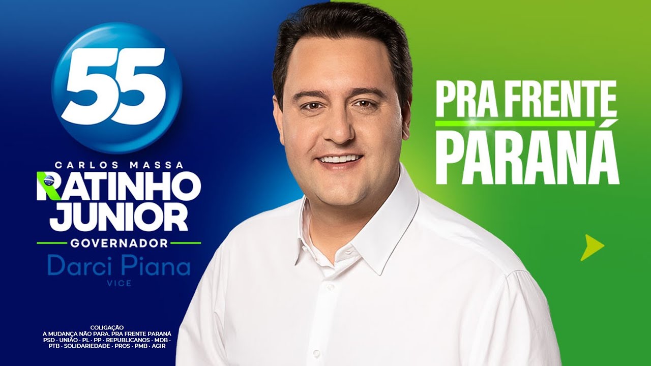 #Jingles2022: "É pra frente que eu vou" - Ratinho Junior (PSD - Governo ...