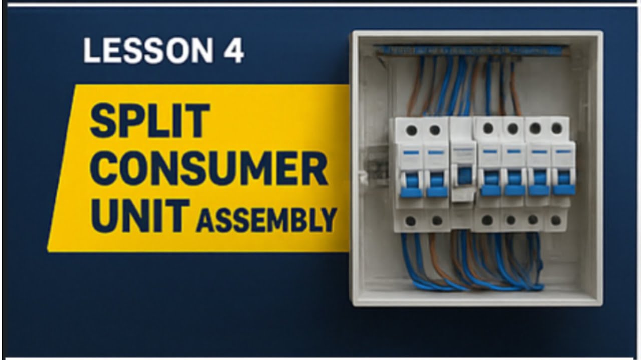SPLIT RCD CONSUMER UNIT - YouTube