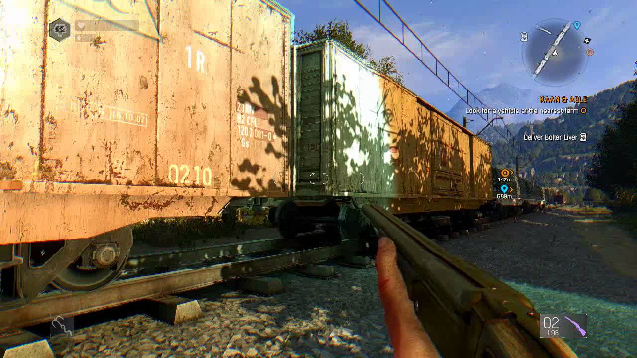 Dying Light The Following : The Ghost Wagon Train Secret - YouTube