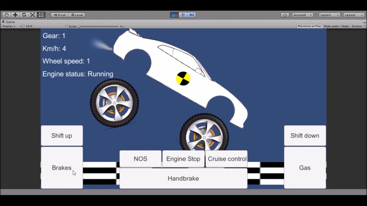 2D Vehicle physics/mechanics 1.0 Different vehicle setups - YouTube