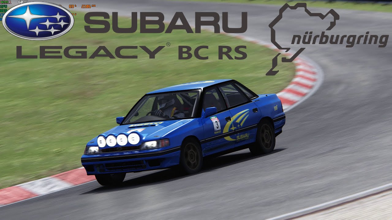 Assetto Corsa -Subaru Legacy BC RS- Nordschleife - YouTube