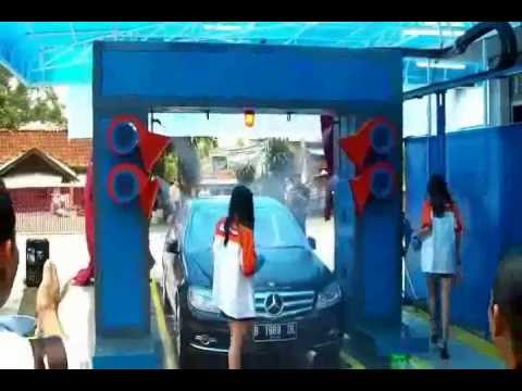 GARUDA MUDA Car Wash cuci mobil otomatis - Touchless - YouTube