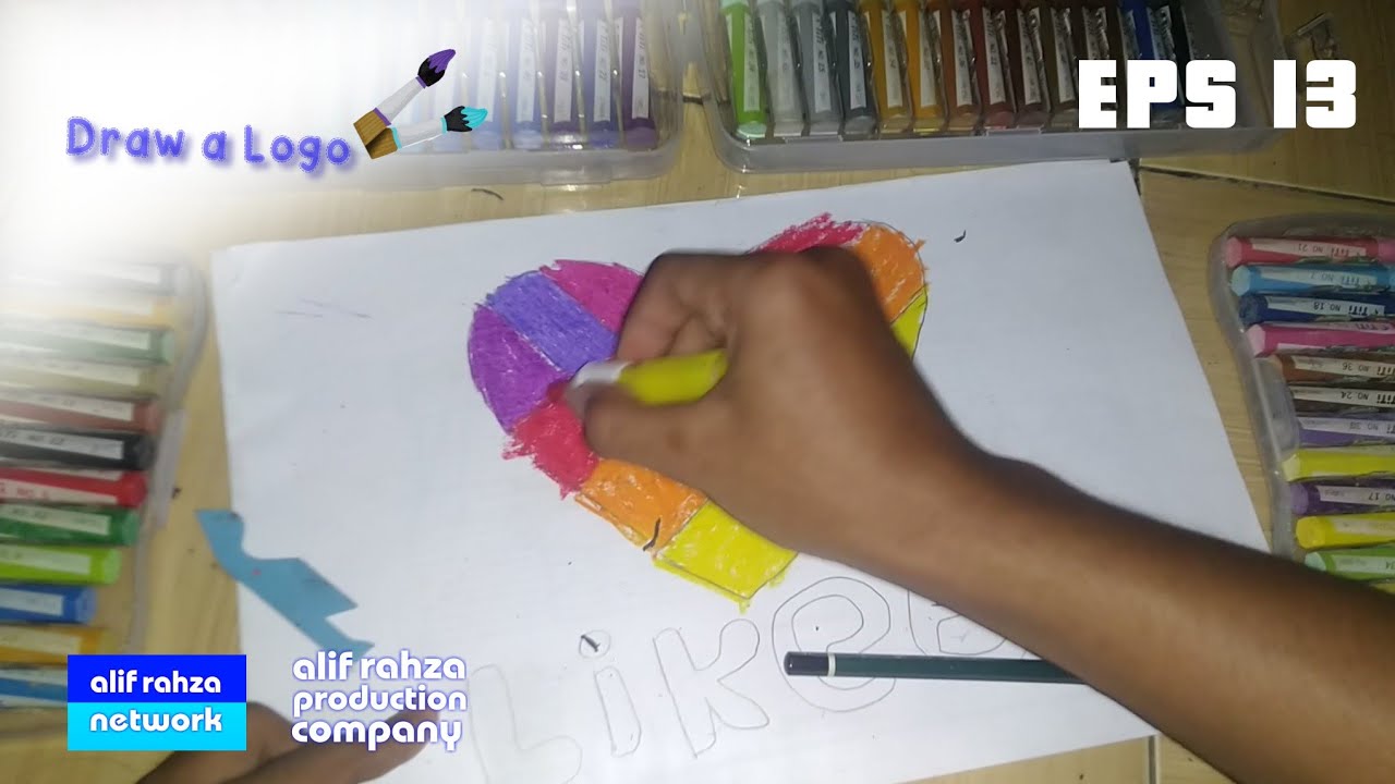 How to Draw Likee and Tik Tok Logo | Draw a Logo eps 13 - YouTube