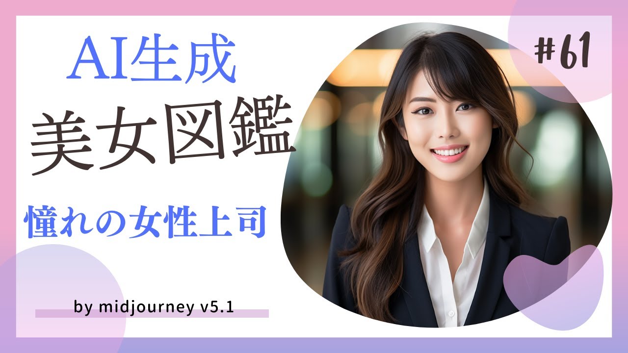 Ai生成美女図鑑61【憧れの女性上司】 Youtube