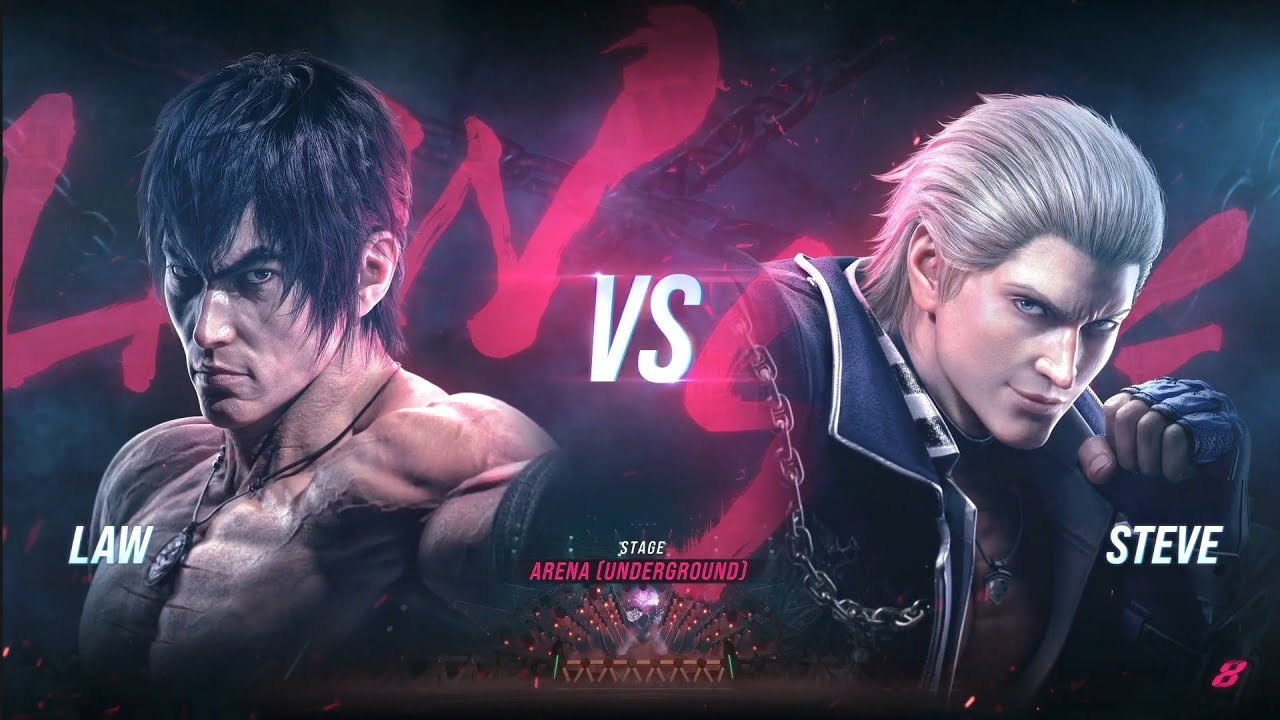 Tekken 8 | Law vs Steve | Fighting | New Game |PS5| - YouTube