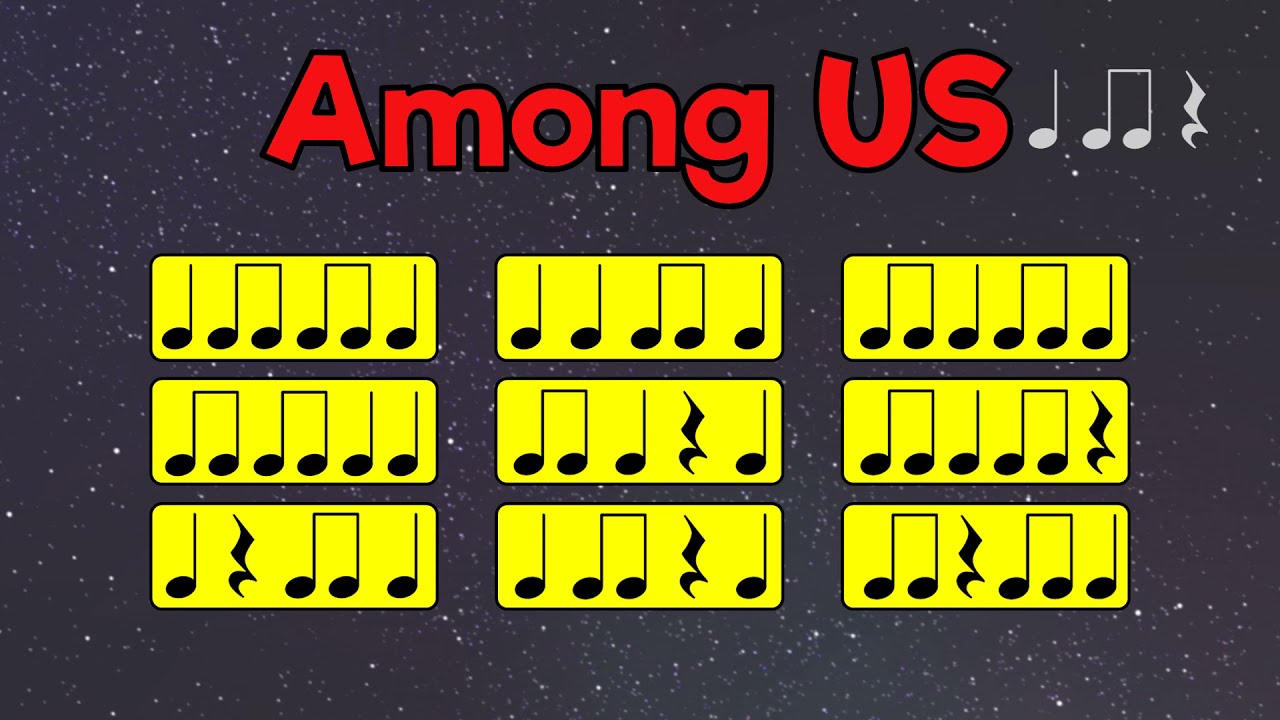 AMONG US RYTHME 1 - YouTube