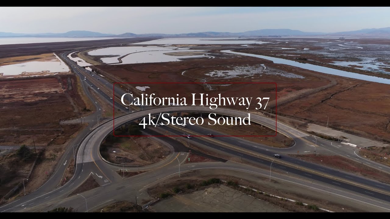 California Highway 37 traffic, 4k ambient cinemagraph, 2 hours - YouTube