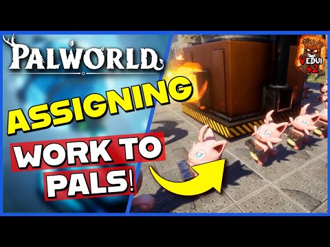 ASSIGN Pals to WORK in Palworld 🦄 - YouTube
