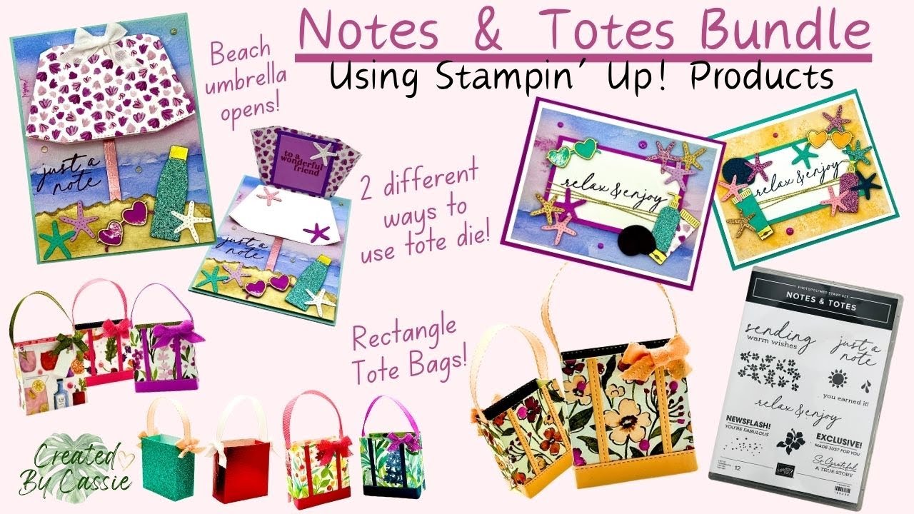 Stampin’ Up! Notes & Totes Bundle | Easy Cards + DIY Gift Tote You’ll ...