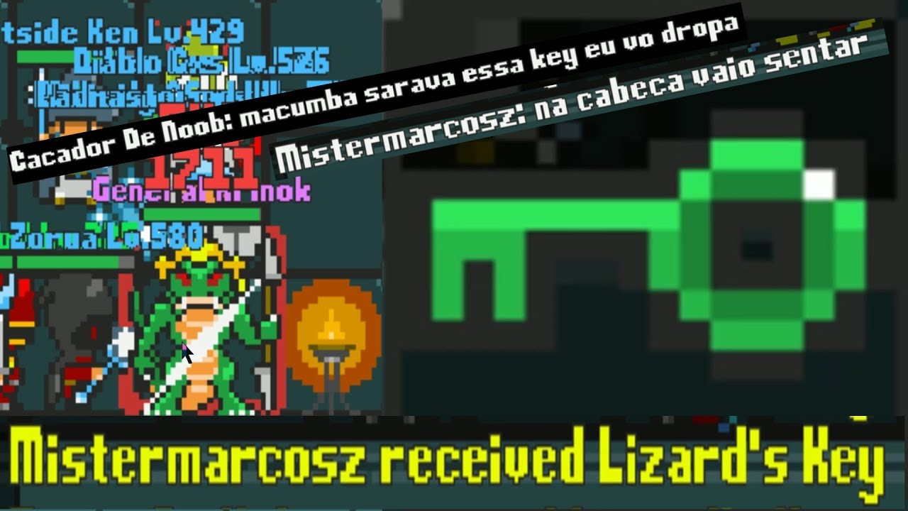 Finalmente peguei a Lizard's Key Rucoy online/ASMR - YouTube