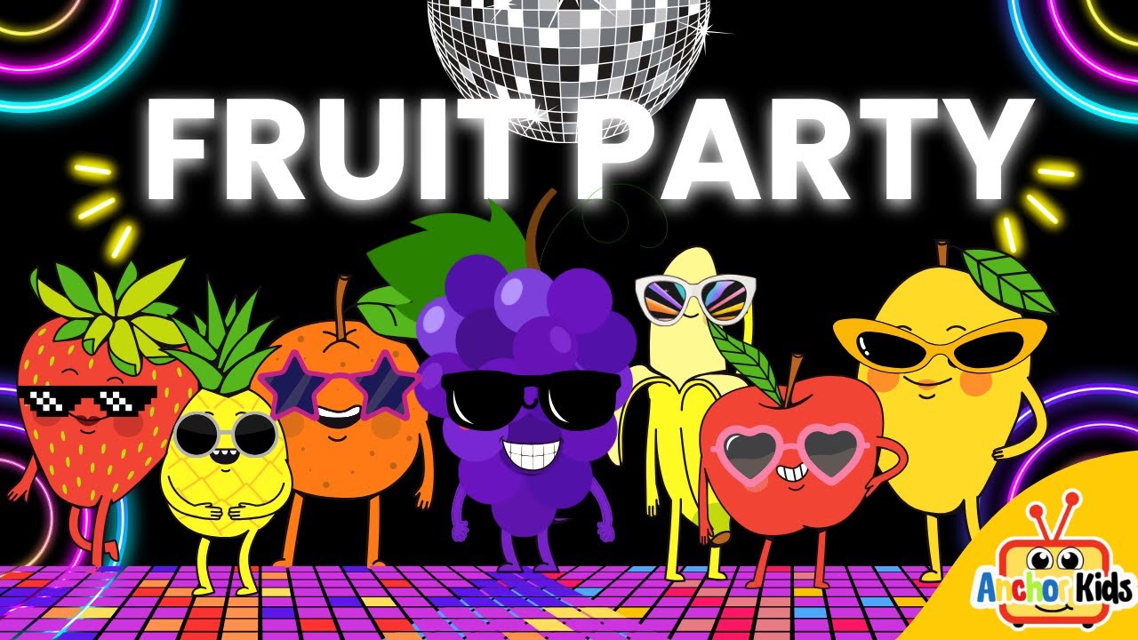 Fruit Fun! | Fruit Party | Dancing Fruit| Colors | Super Simple Songs ...
