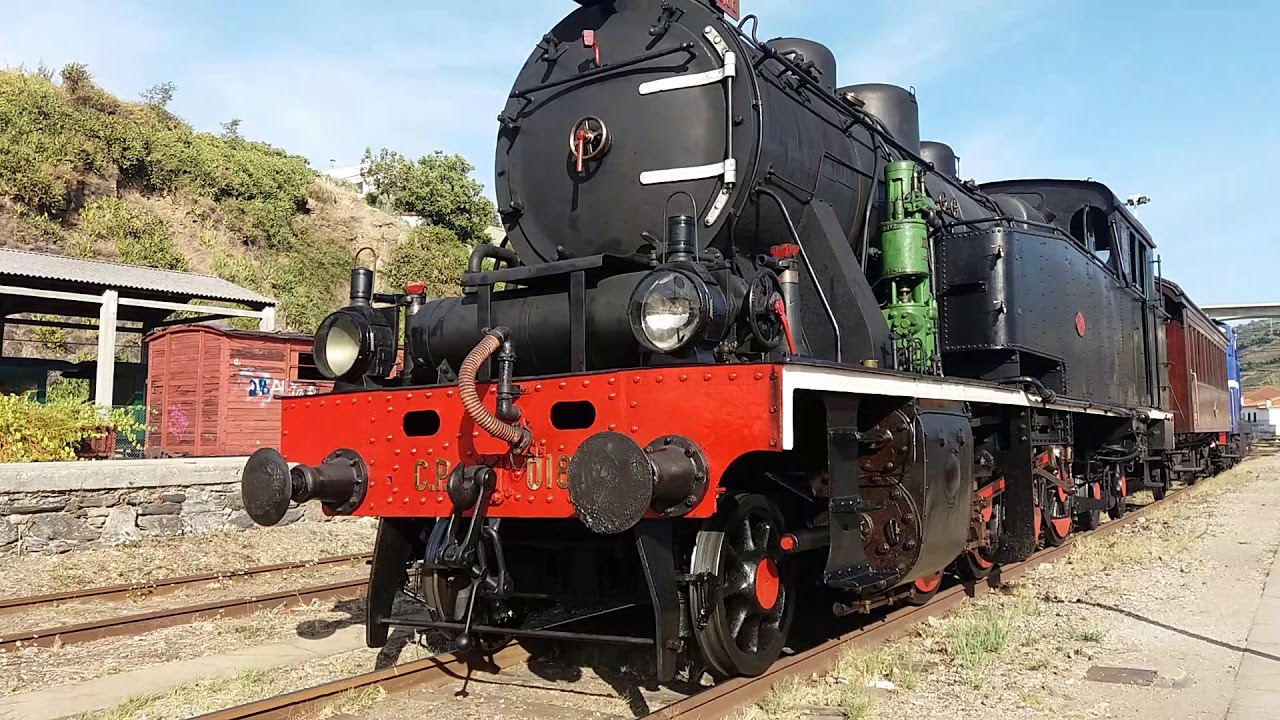 Comboio (Train) histórico - Régua - Portugal - YouTube