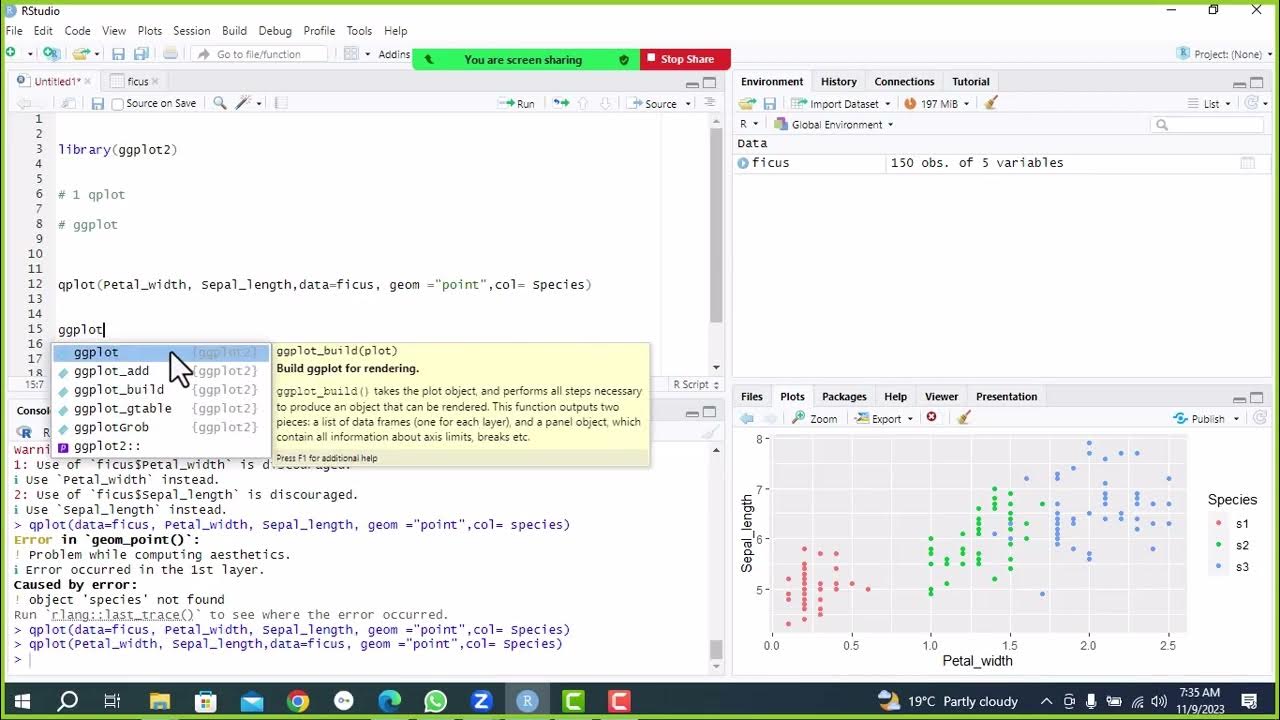 12th batch ggplot2 basic graph day 5 - YouTube