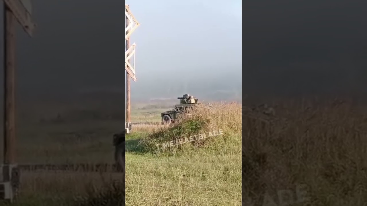 First video of a M1046 Humvee BGM-71 TOW ATGM Carrier deployed by ...