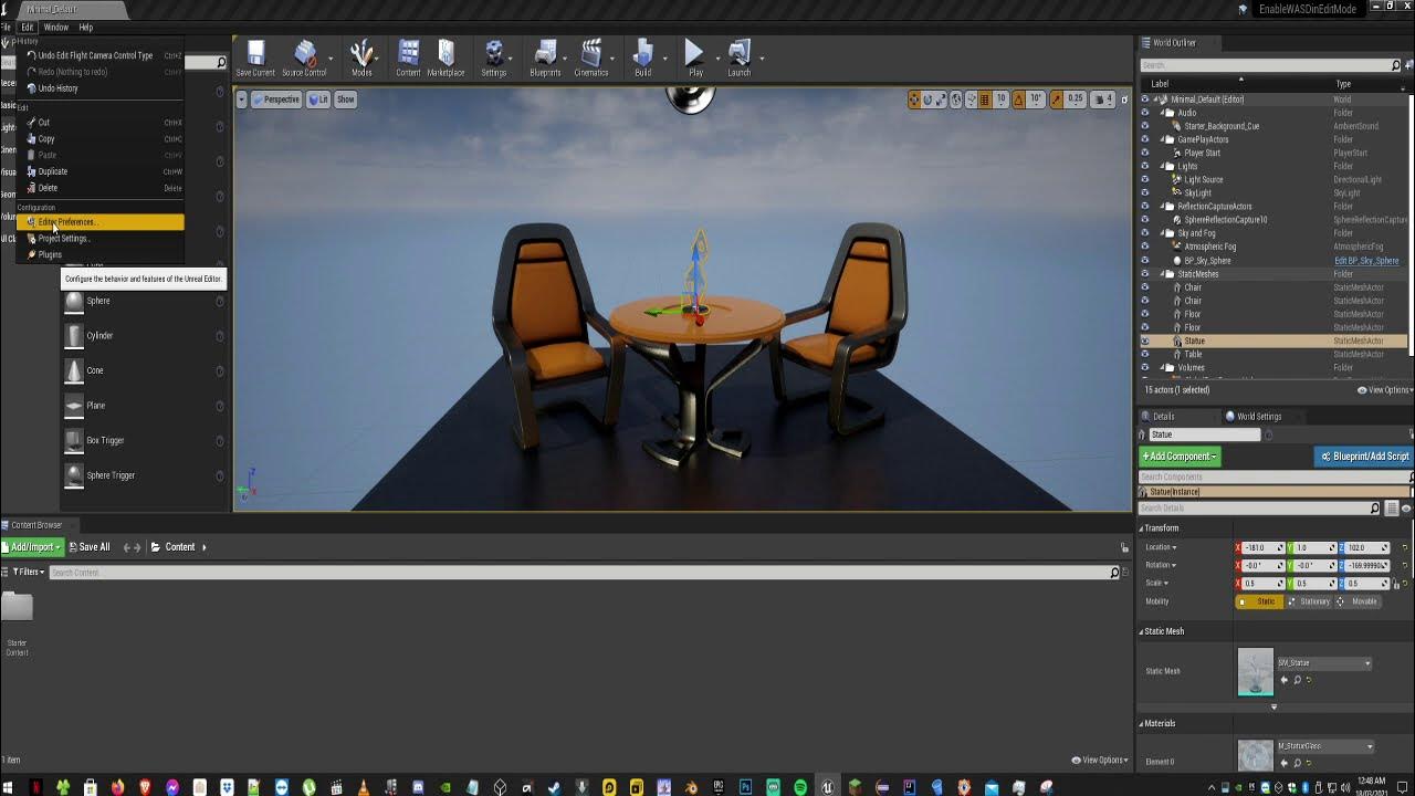 Unreal Engine - How to enable WASD in editor mode [2021] - YouTube