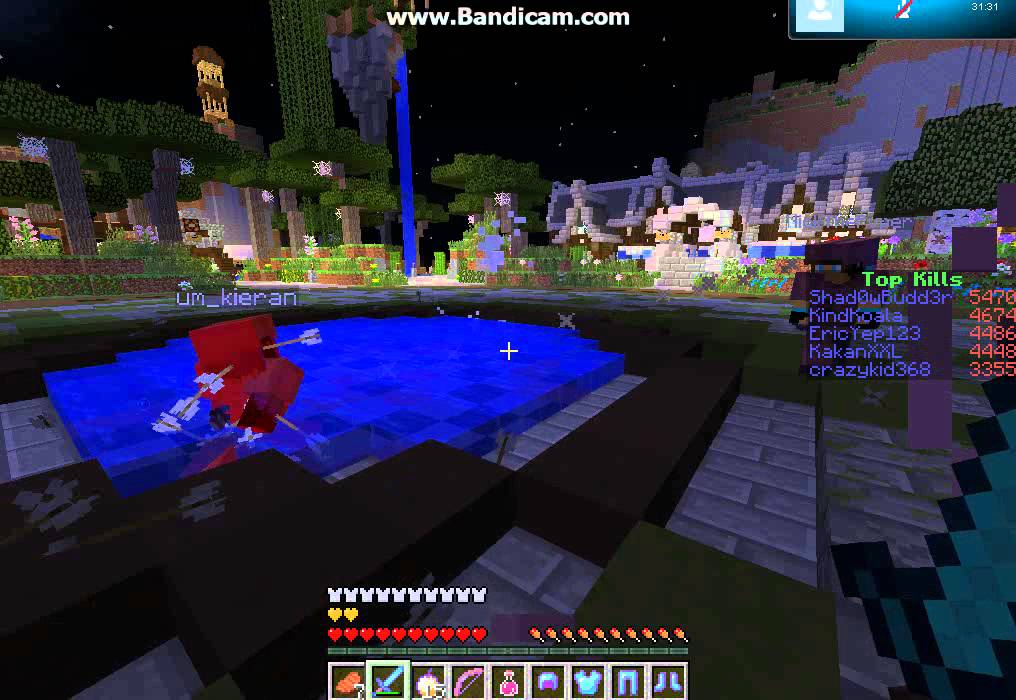 Minecraft NickThePvper Using fast shooting bow hacks. - YouTube