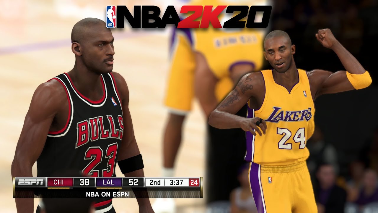 NBA 2K20 Retro Mod 97-98 Bulls vs 09-10 Lakers CPU vs CPU - YouTube