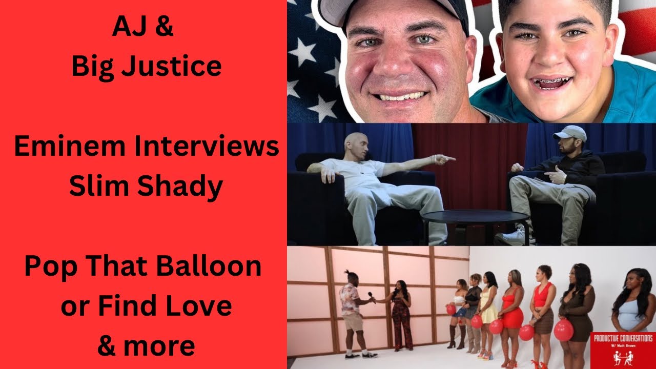 Ep 374: Eminem Interviews Slim Shady, Pop That Balloon, AJ & Big ...