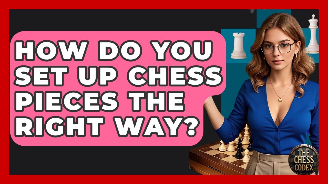 How Do You Set Up Chess Pieces The Right Way? - The Chess Codex - YouTube