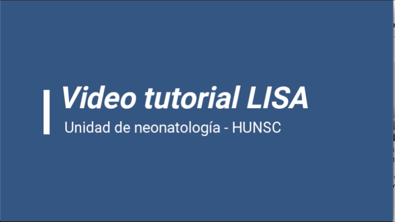 Video técnica LISA/MIST - YouTube