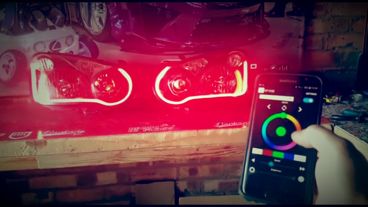 Subaru blobeye custom headlights - YouTube