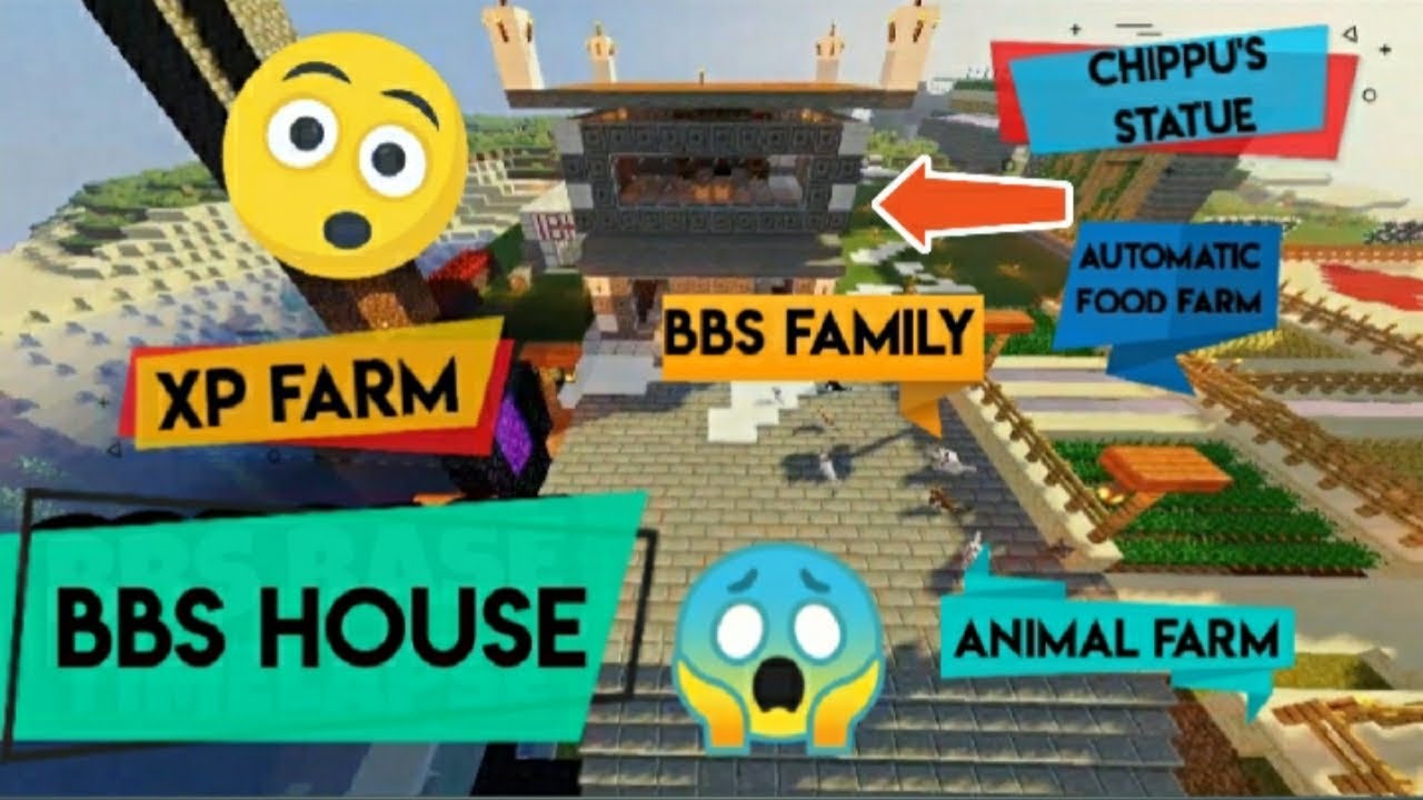 Beastboyshub house in Minecraft pe @BeastBoyShub |BBS home tour|by ...