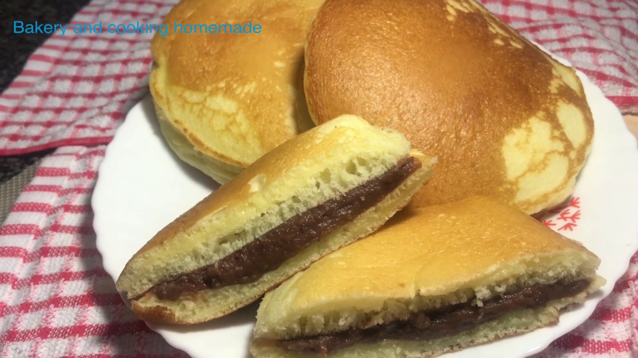 Chocolate Custard Dorayaki : PanCake - YouTube