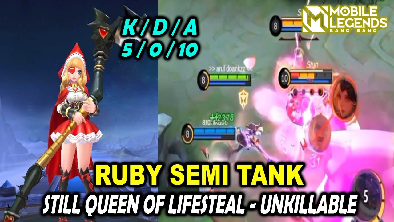RUBY SEMI TANK, STILL QUEEN OF LIFESTEAL, UNKILLABLE - YouTube