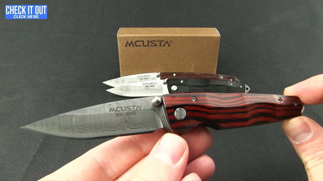 Mcusta Gentleman's Folding Knife Overview - YouTube