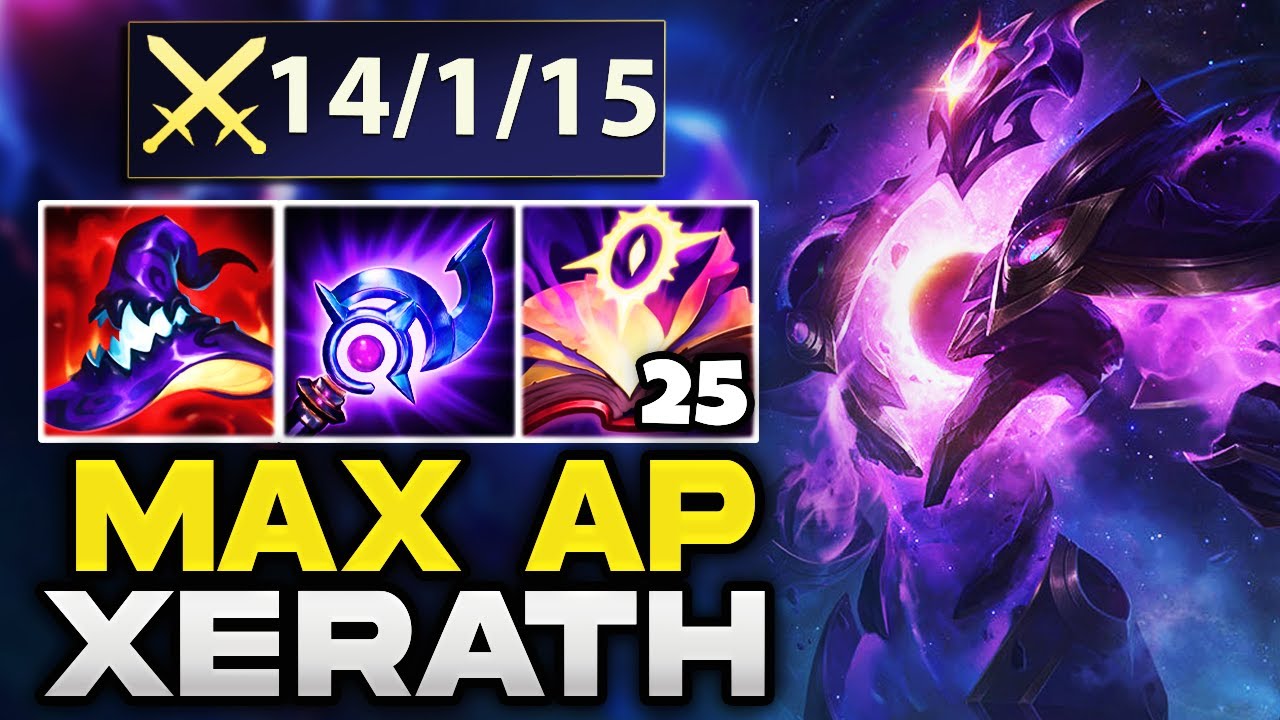 Max Ap How I Got A Fully Stacked Mejais On Xerath At 25 Minutes