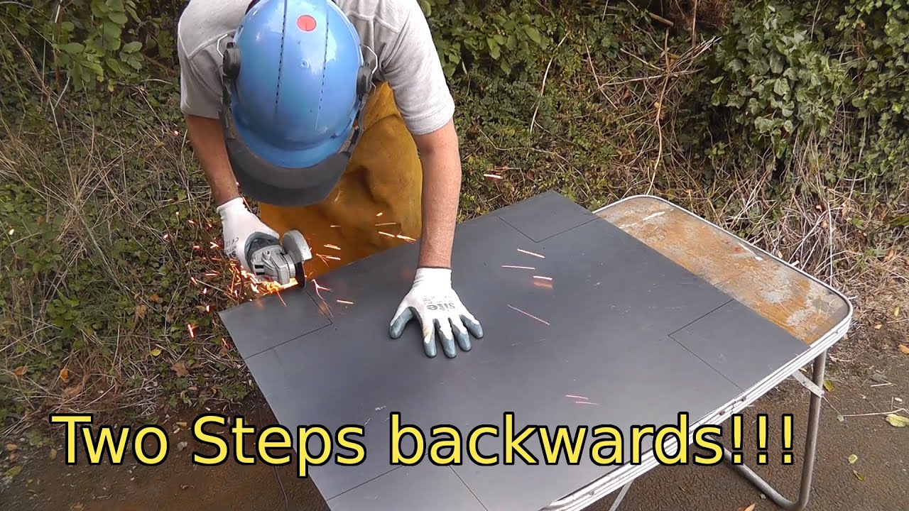 DIY EV Part 32 - Hacking Away half the Frame Plus New Battery Box - YouTube