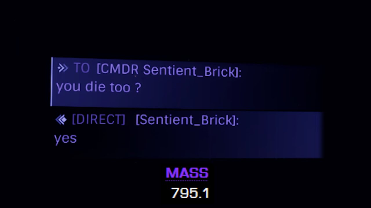 elite dangerous pvp: sentient_brick down (bounty) - YouTube