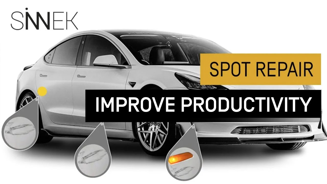 SPOT REPAIR TECHNIQUES to Reduce Time and Paint Consumption - YouTube