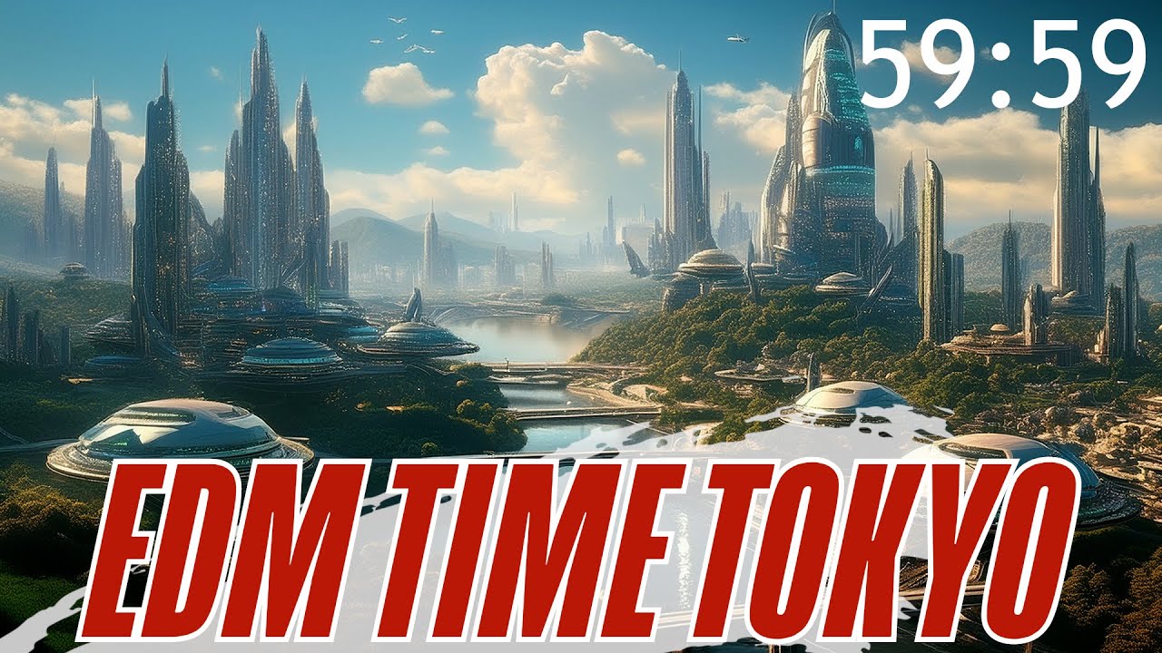 【EDM TIME TOKYO】Future city WORK EDM MUSIC 1hour 1時間タイムワーク - YouTube