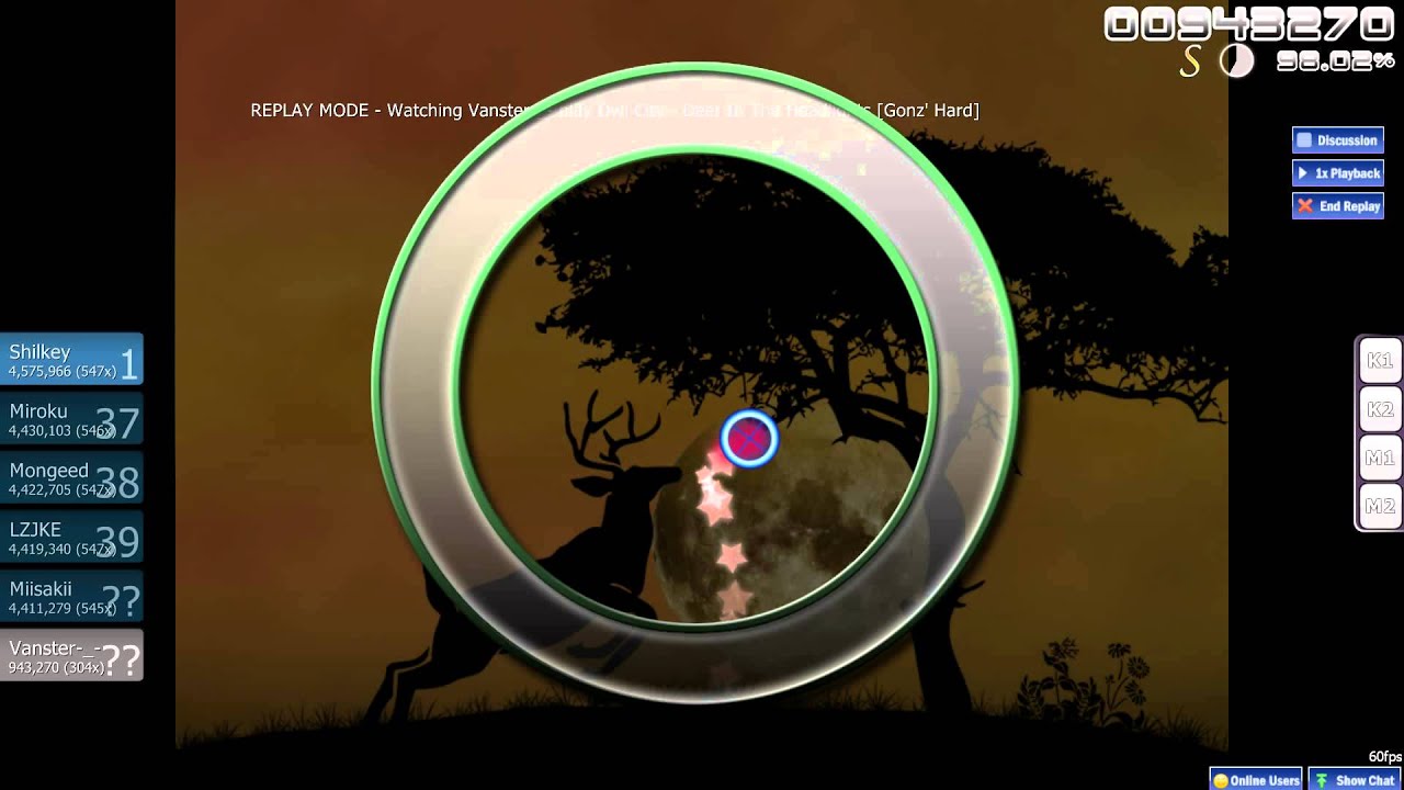 osu! // Owl City - Deer In The Headlights [Hard] - YouTube