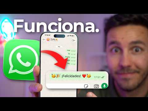 PROGRAMAR MENSAJES en WhatsApp en iPhone (2026) ⏳ ¡Esta es la única manera!