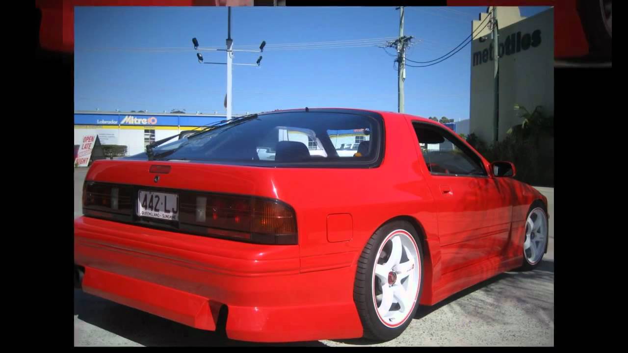 F1 Wheel & Tyre: Mazda RX7 18 inch custom rims Lenso Project D's - YouTube