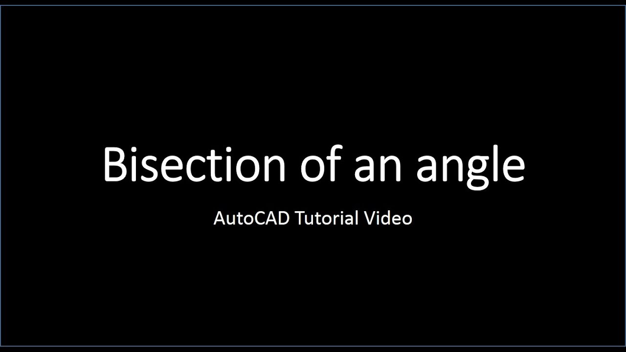 Ch 3 Bisection of a line or arc - YouTube