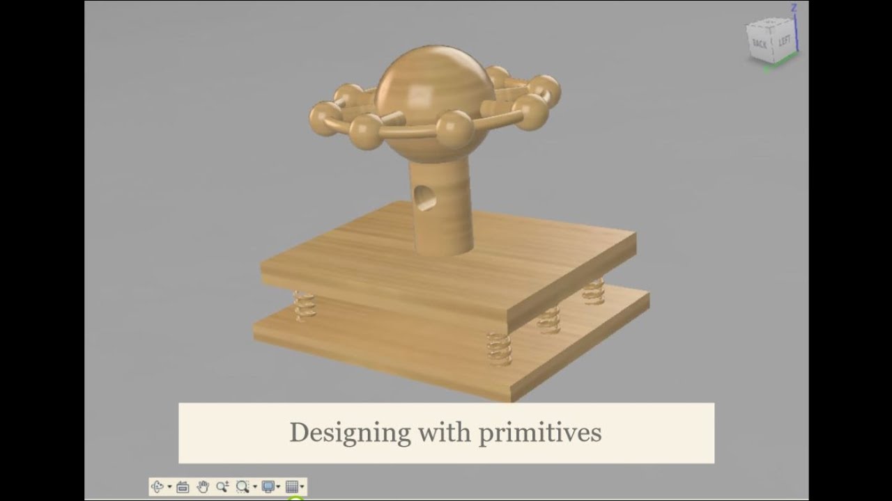 3D Modelling : Designing with primitives in Fusion 360 - YouTube