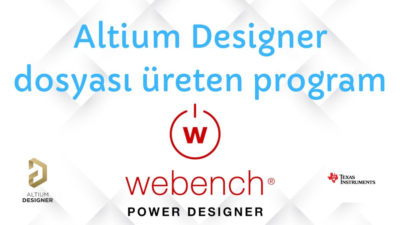 Texas Instruments Webench Power Designer kullanımı - YouTube