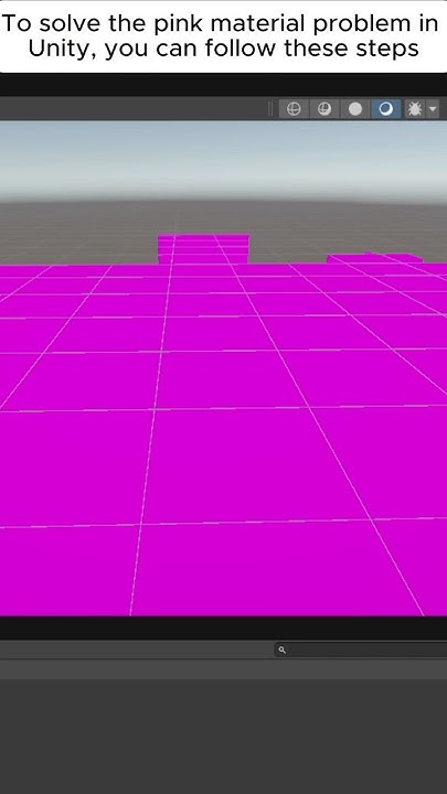How to Fix Pink Material Issue in Unity? 2024 - YouTube