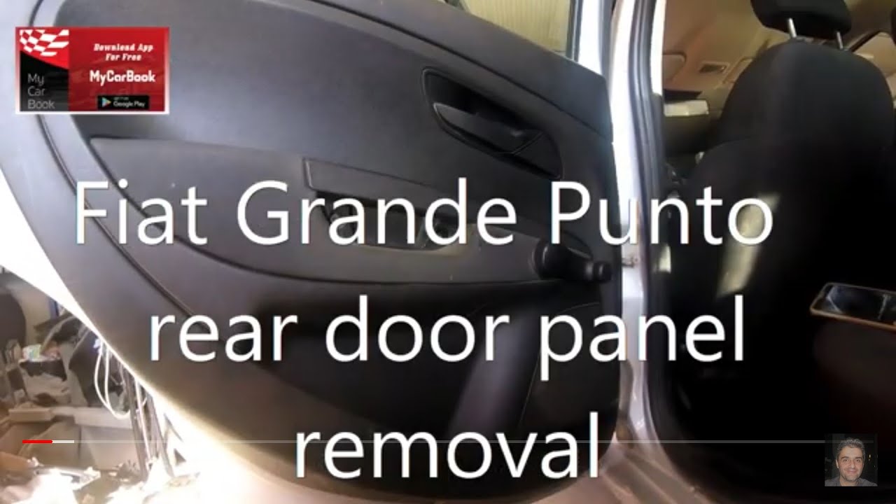 Fiat Grande Punto 2005-2018 rear door panel removal - YouTube
