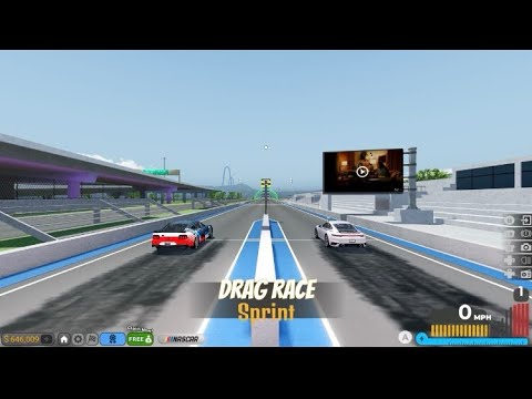 Drag race Roblox gameplay - YouTube
