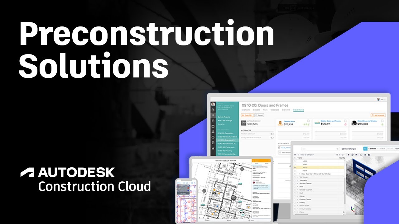 How to Improve Your Preconstruction Strategy | Autodesk Construction Cloud - YouTube