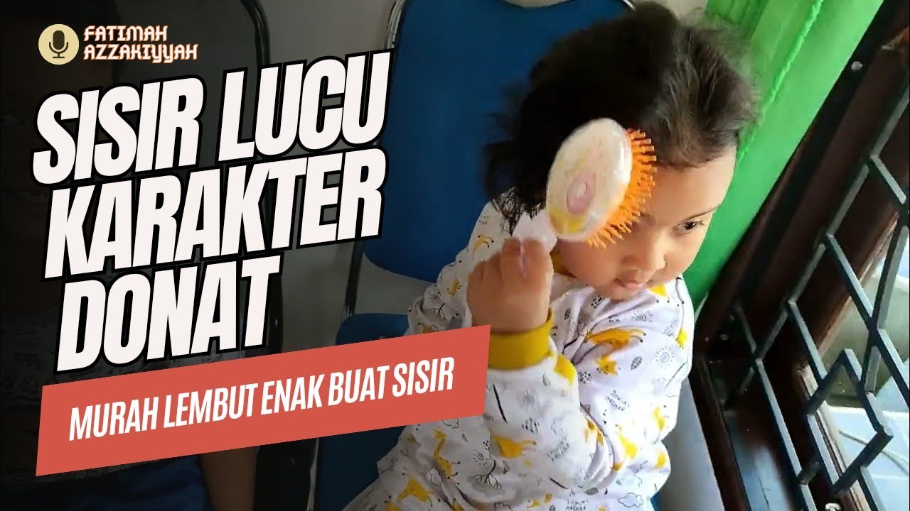 Sisir Anak Perempuan Lucu Nyisir rambut biar lurus rapi - YouTube