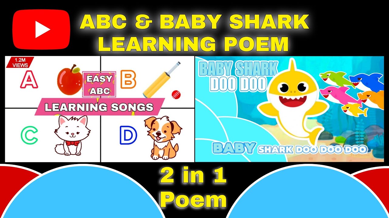 ABC Song & Baby Shark: Fun & Educational Rhymes for Kids with Colorful ...