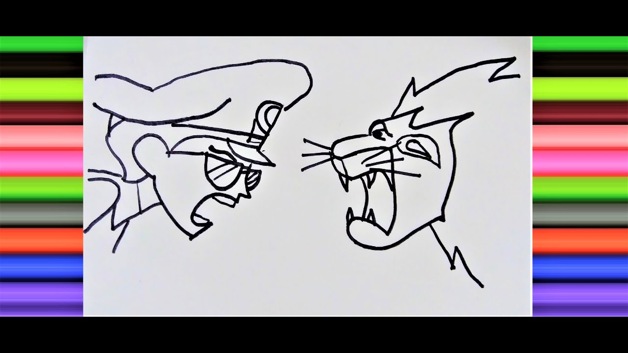 How to draw Little singham sher ka tashan | Little Singham colouring ...