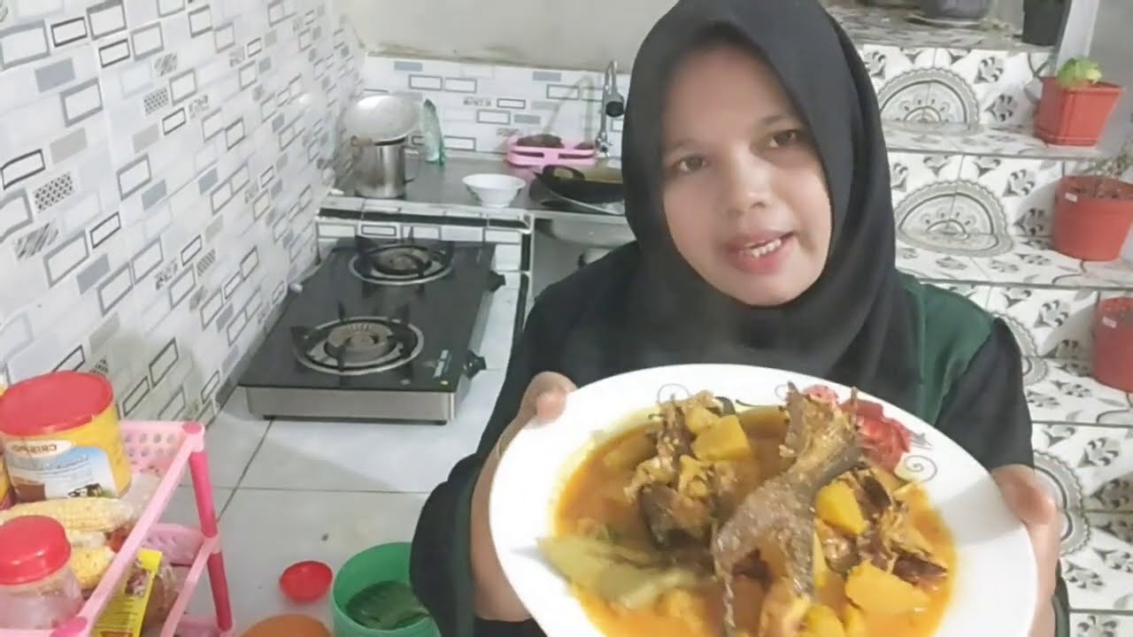 Cara masak labu kuning ikan salai ala biring gurki - YouTube
